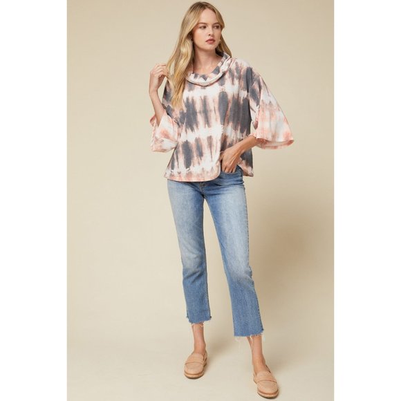 entro | Tops | Entro Tie Dye Cowl Neck Top | Poshmark